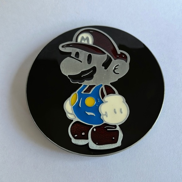 Source Unknown | Accessories | Mario Super Mario World Belt Buckle ...